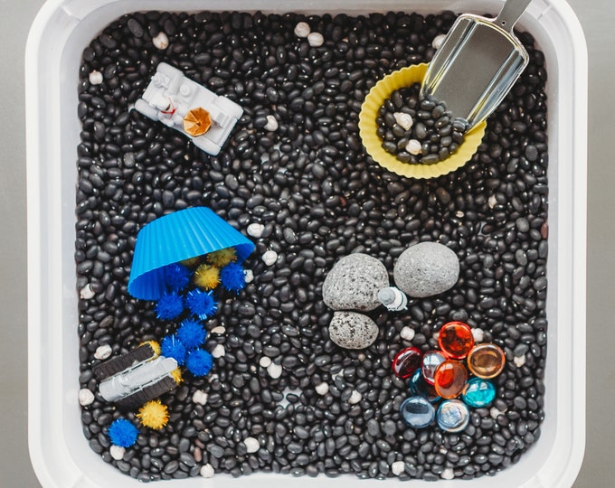Space Explorer Sensory Bin Kit, Solar System Sensory Bin, Outer Space ...