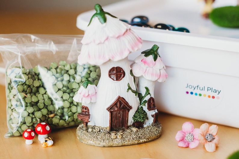 Fairy Garden Sensory Bin | Play Kit | Montessori Play Kit | Sensory Bin ...