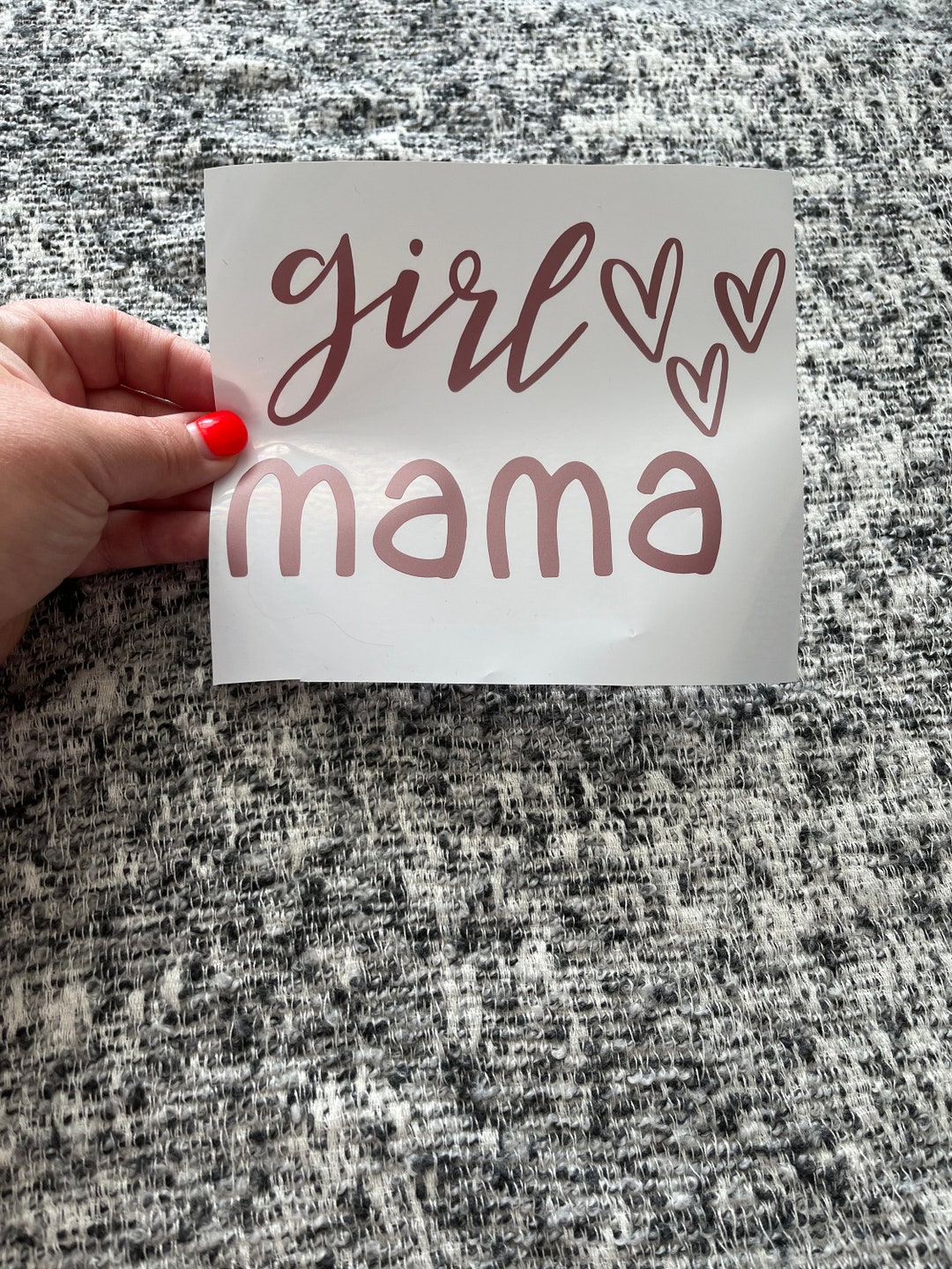 Girl Mom Car Decal - Etsy