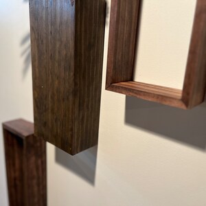 SET OF 2 Long Wood Box Wall Décor Wood Shelving - Etsy