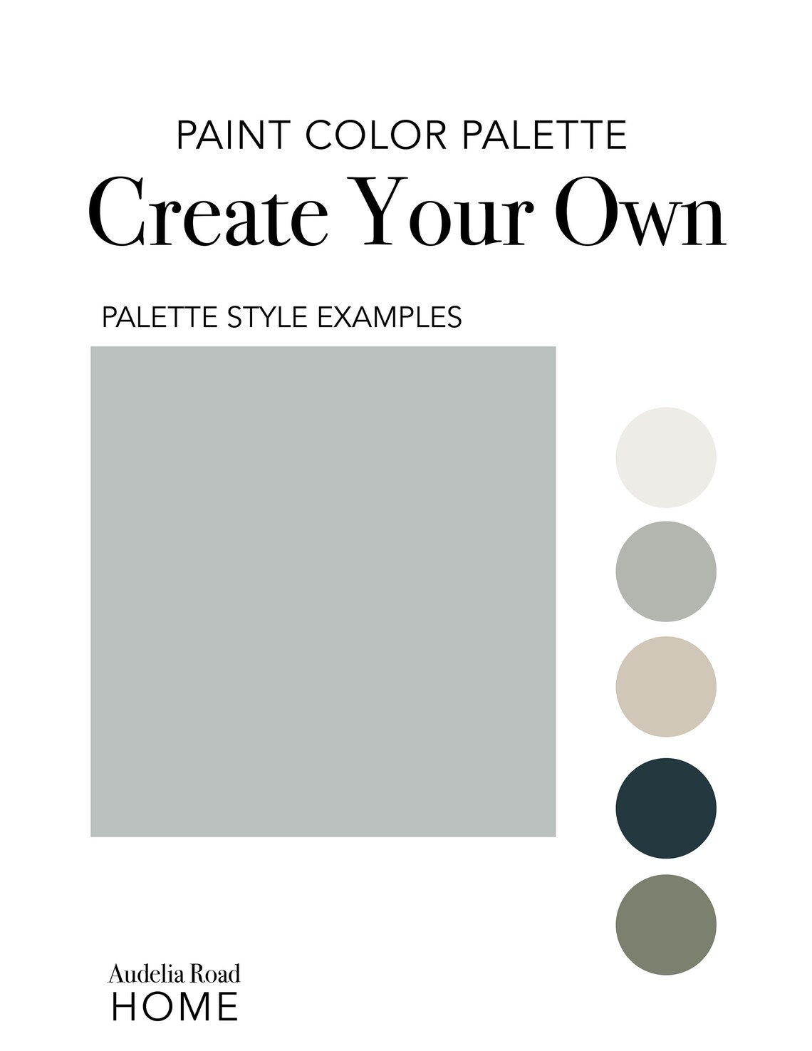 Create Your Own Paint Color Palette - Interior Design Color Scheme ...