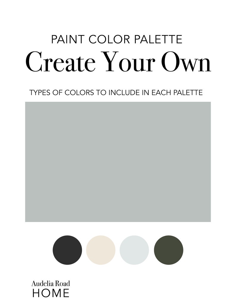 Create Your Own Paint Color Palette - Interior Design Color Scheme ...