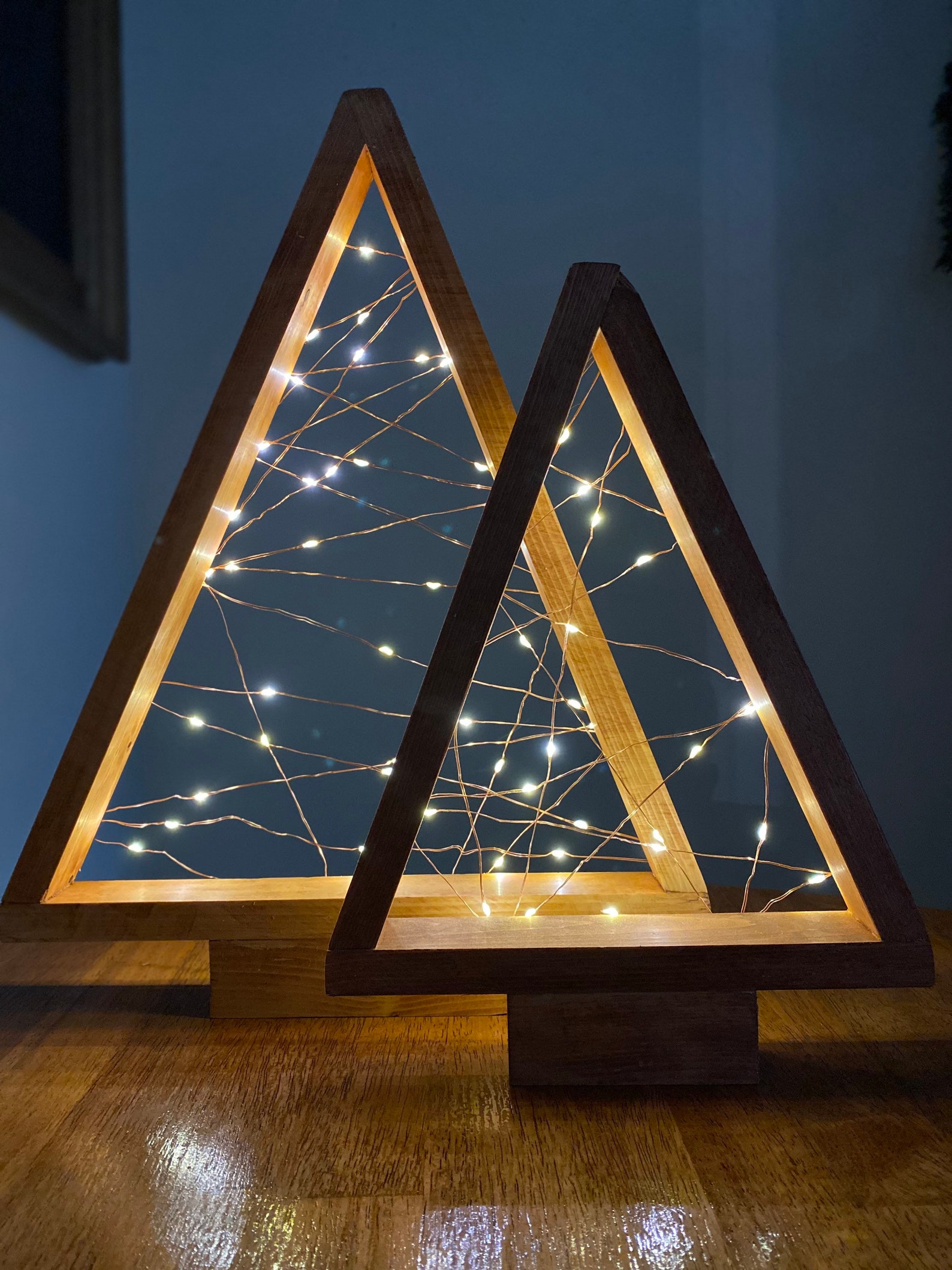 Handmade Modern Rustic Farmhouse Christmas Holiday Tree With - Etsy