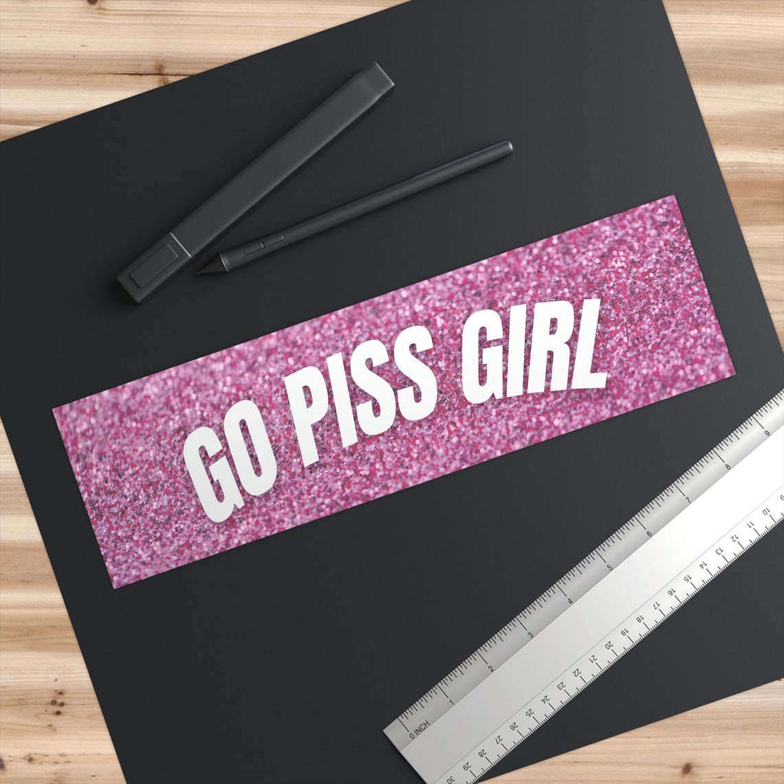 Go Piss Girl Gossip Girl Meme Bumper Sticker Go Piss Girl Gossip Girl Merch Meme Merch Etsy