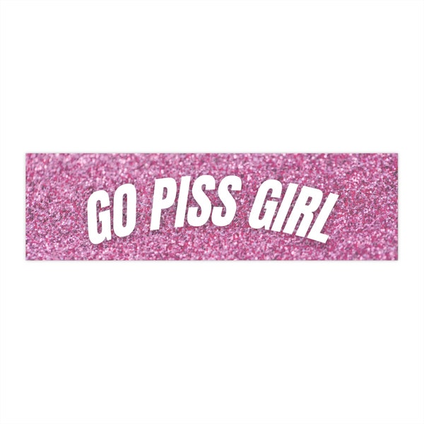 Go Piss Girl Sticker Etsy Australia