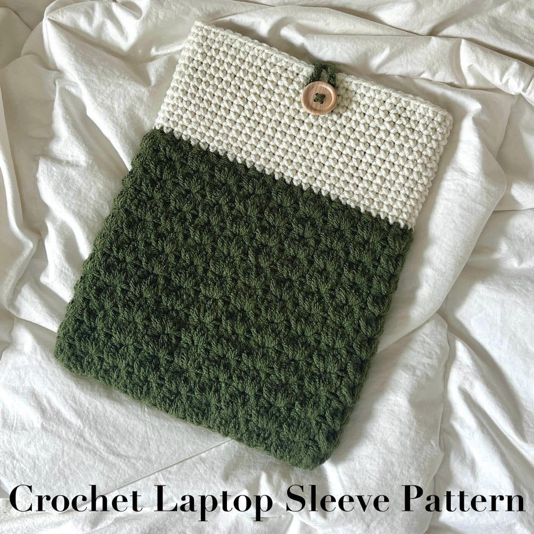 Patron au crochet : ordinateur portable/tablette/Kindle/étuis pour ...