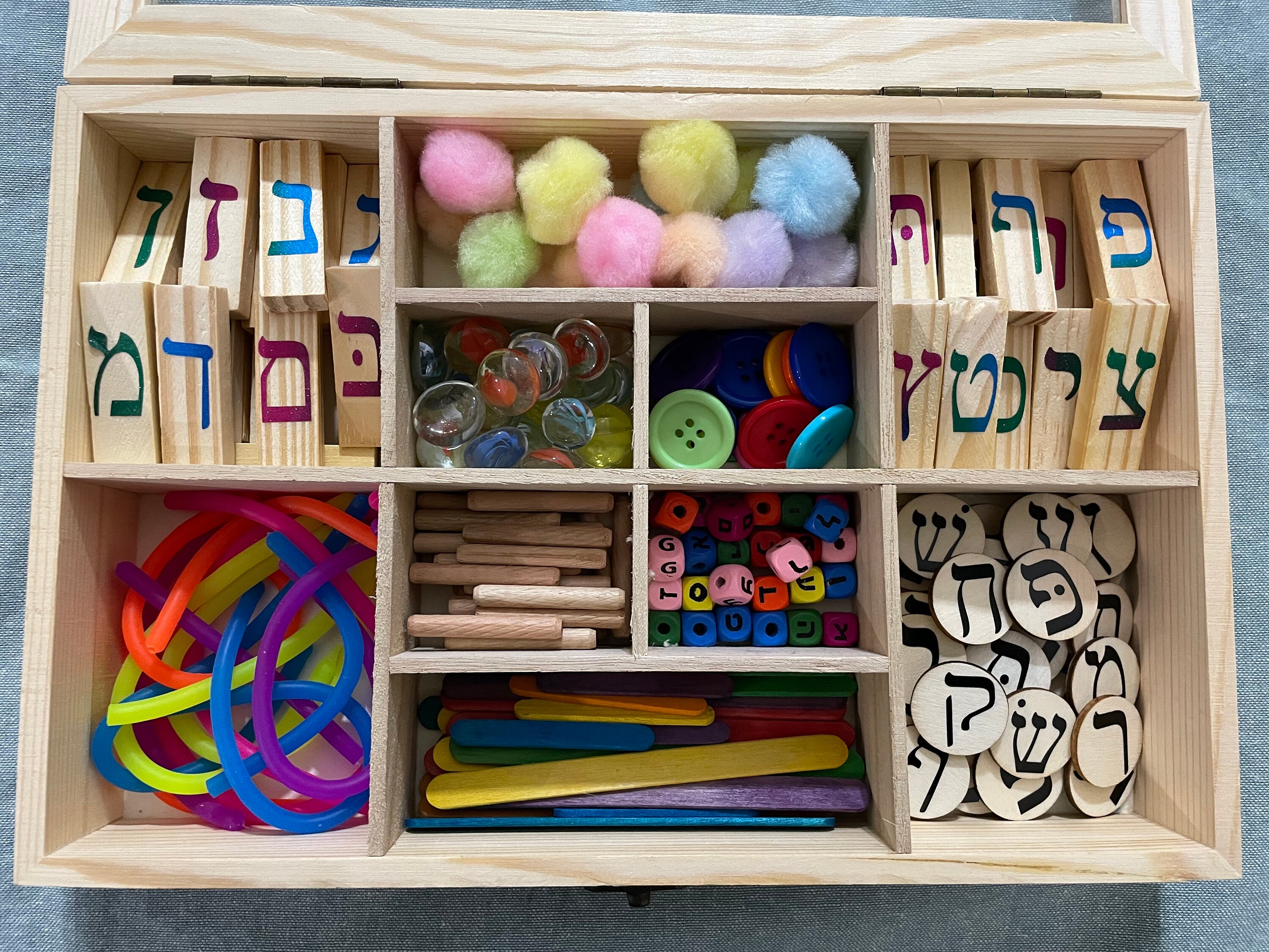 Alef Beis Loose Parts Kit - Etsy