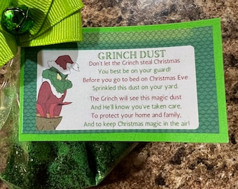 Grinch Dust Sticker - Etsy