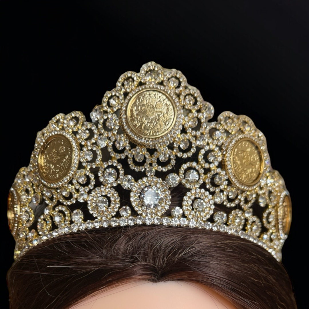 Halhul Gold Coins Crown - Etsy