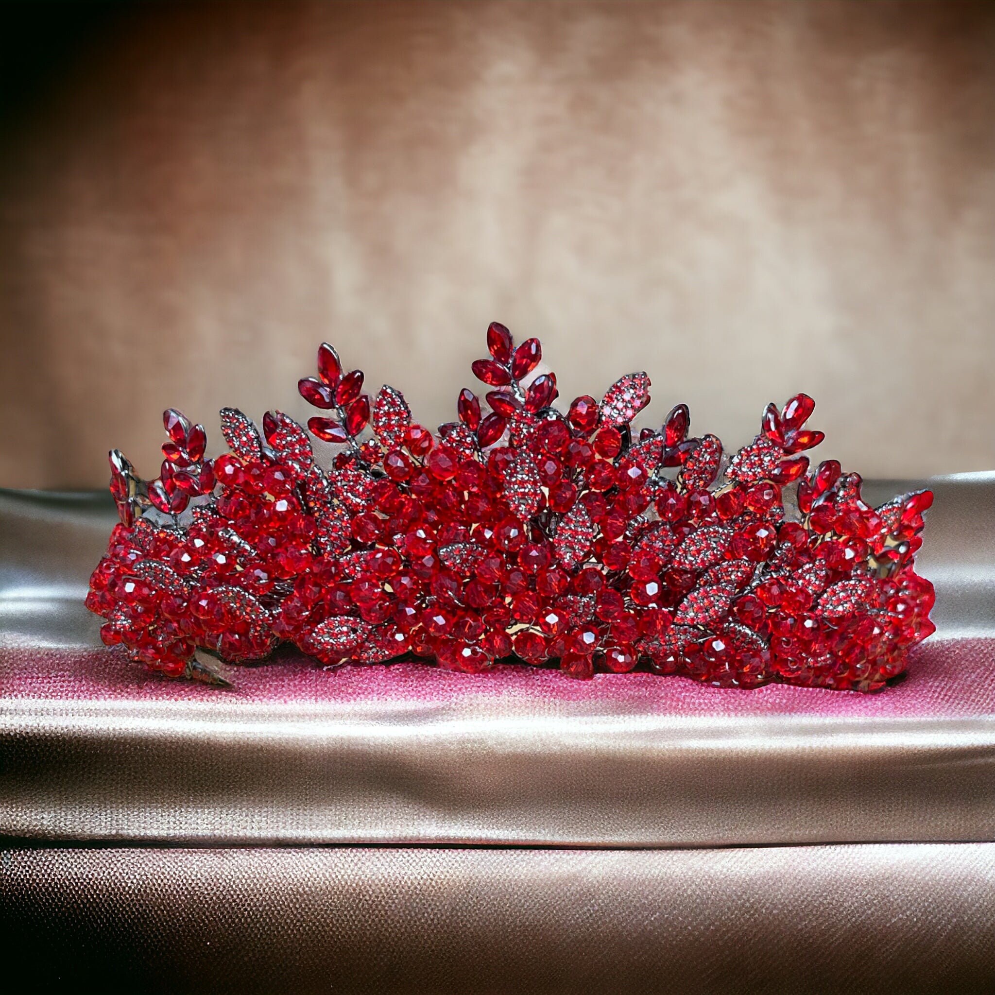 Beit-jala Red and Black Crown - Etsy