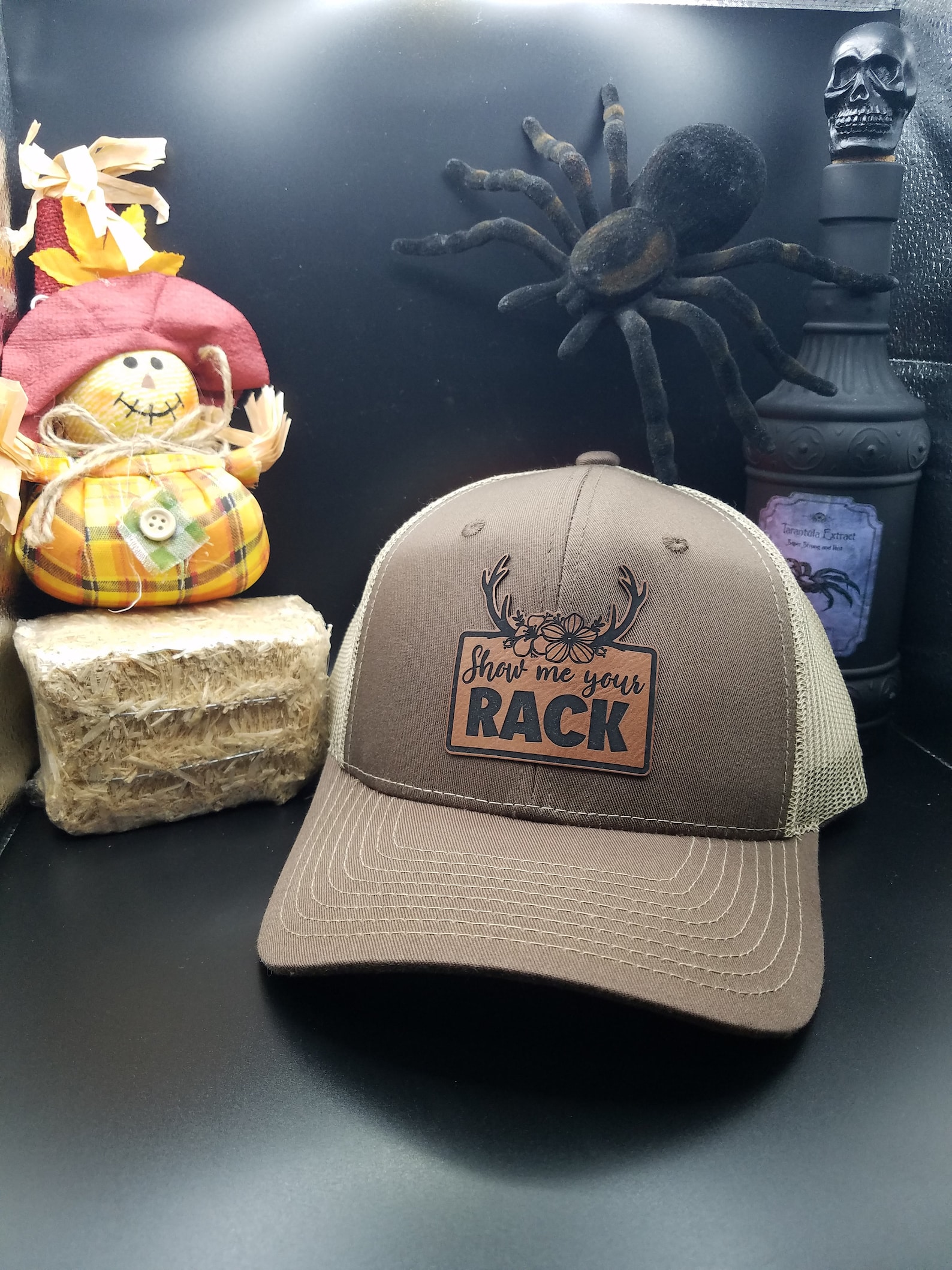 Custom Hats Laser Engraved Leatherette Patch Hats,hunting, Outdoorsman ...