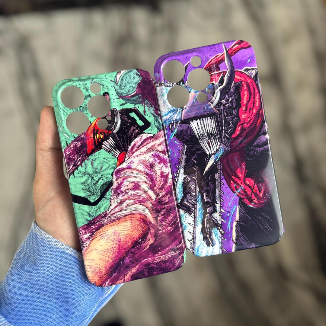 Chainsaw Anime Manga iPhone Case for iPhone 17 16 15 14 13 Pro Max Mini ...