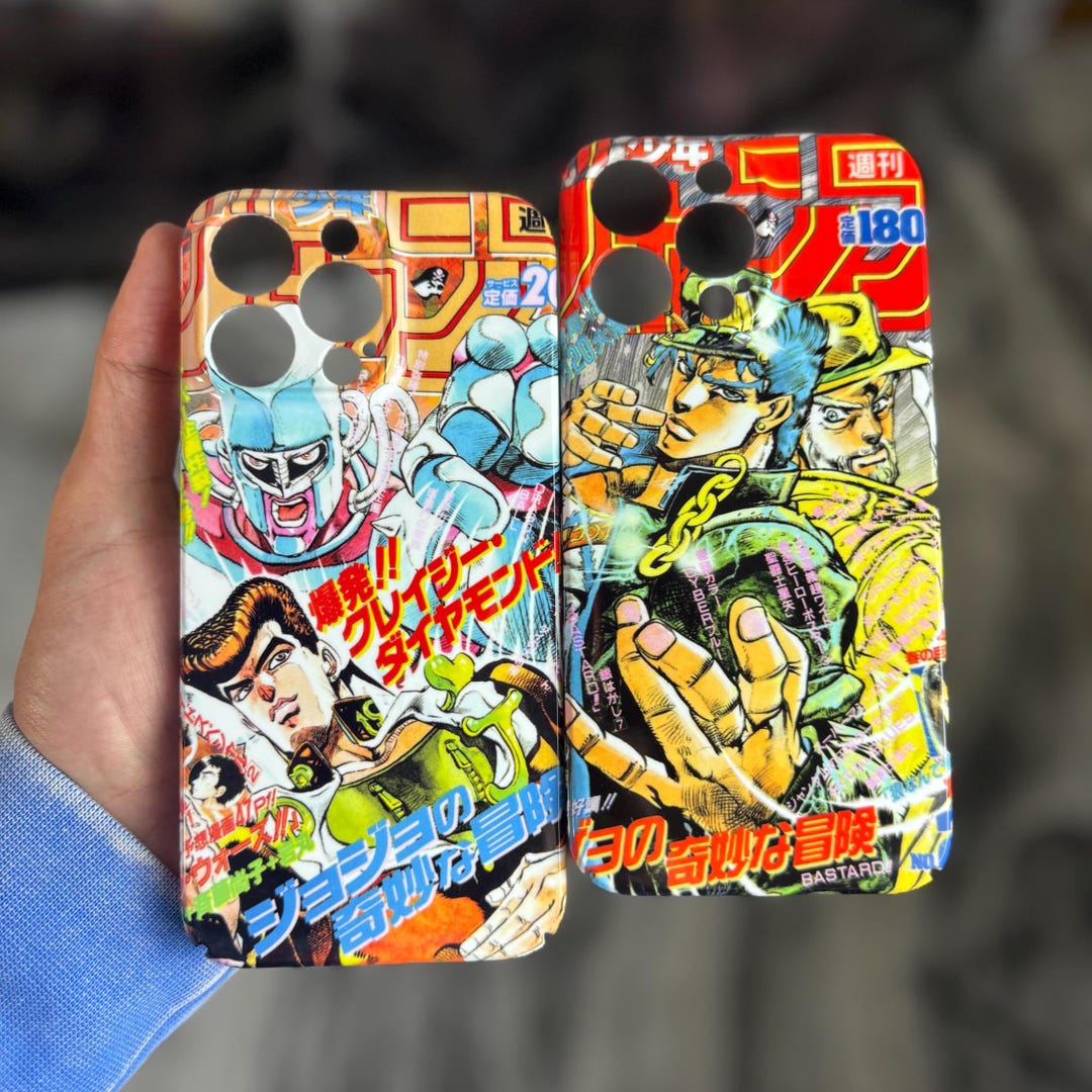 Jojo Anime Manga iPhone Case for iPhone 17 16 15 14 13 Pro Max Mini XR ...
