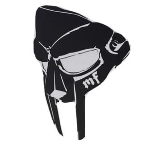 MF DOOM Mask Vinyl Decal for Car Window - Etsy