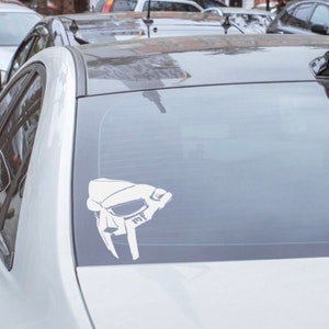 MF DOOM Mask Vinyl Decal for Car Window - Etsy