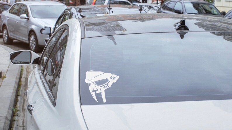 MF DOOM Mask Vinyl Decal for Car Window - Etsy