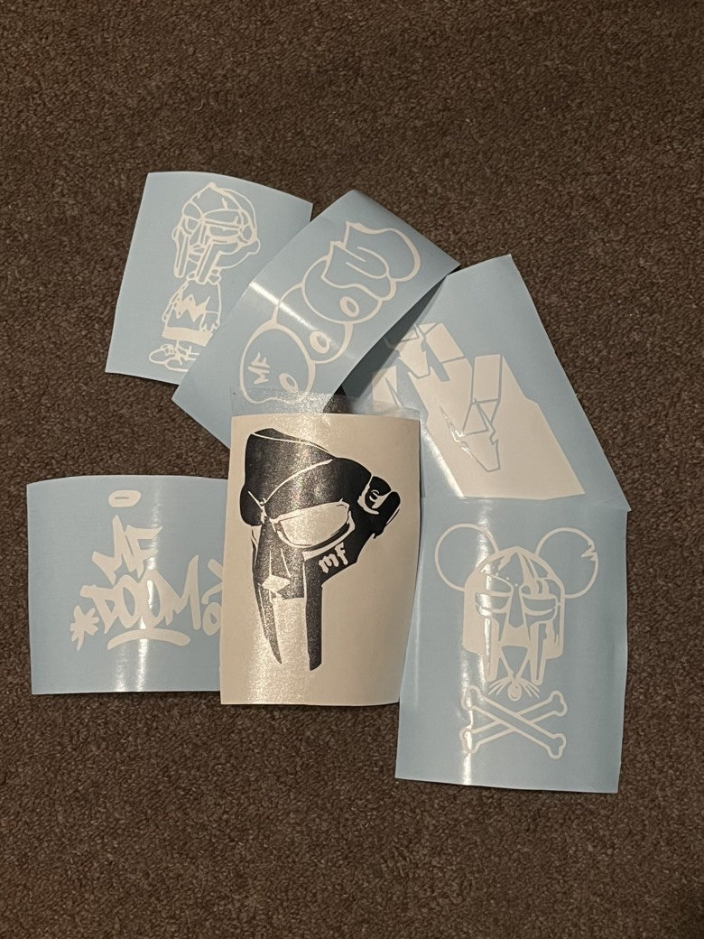 MF/ Danger DOOM Mask Vinyl Decal for Car Window - Etsy