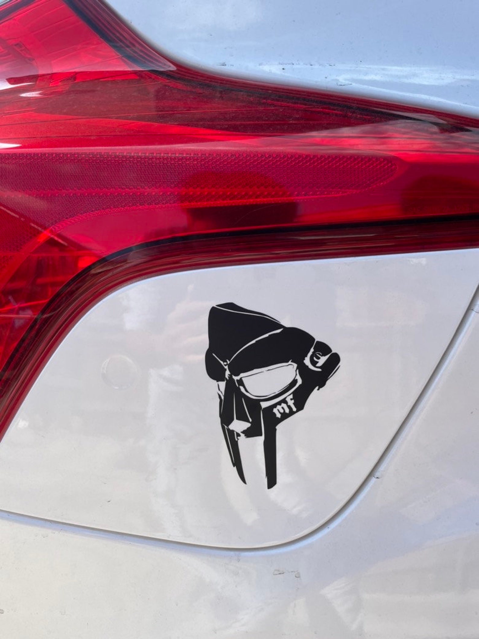 MF DOOM Mask Vinyl Decal for Car Window - Etsy