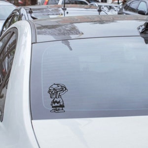 MF Doom/charlie Brown Vinyl Decal for Car Window - Etsy UK
