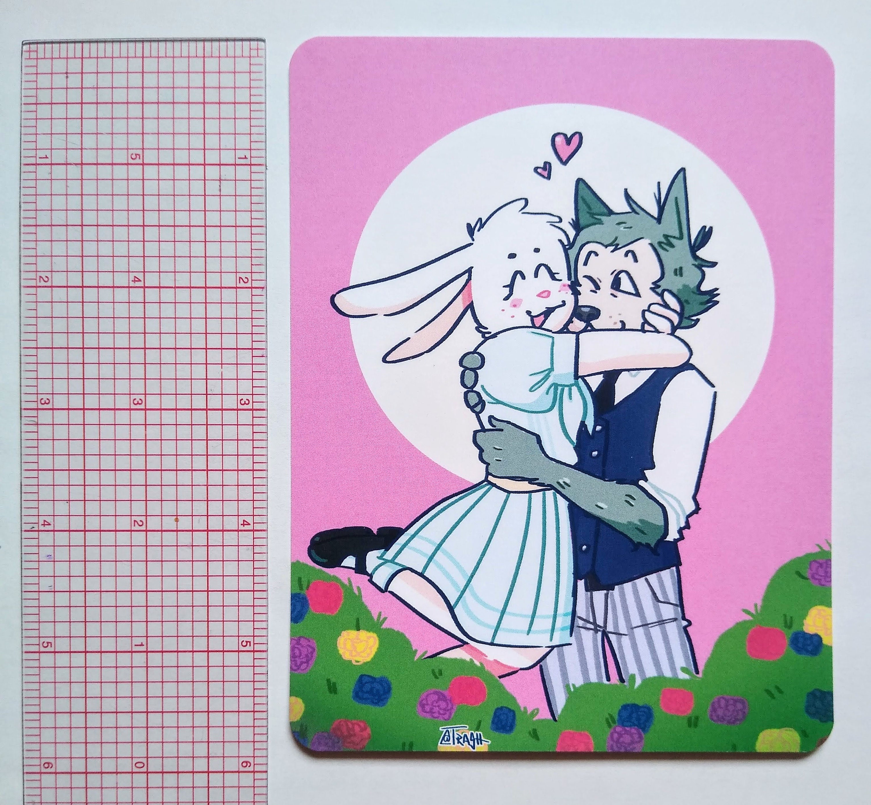 Haru & Legoshi Beastars Print Small Postcard Print - Etsy