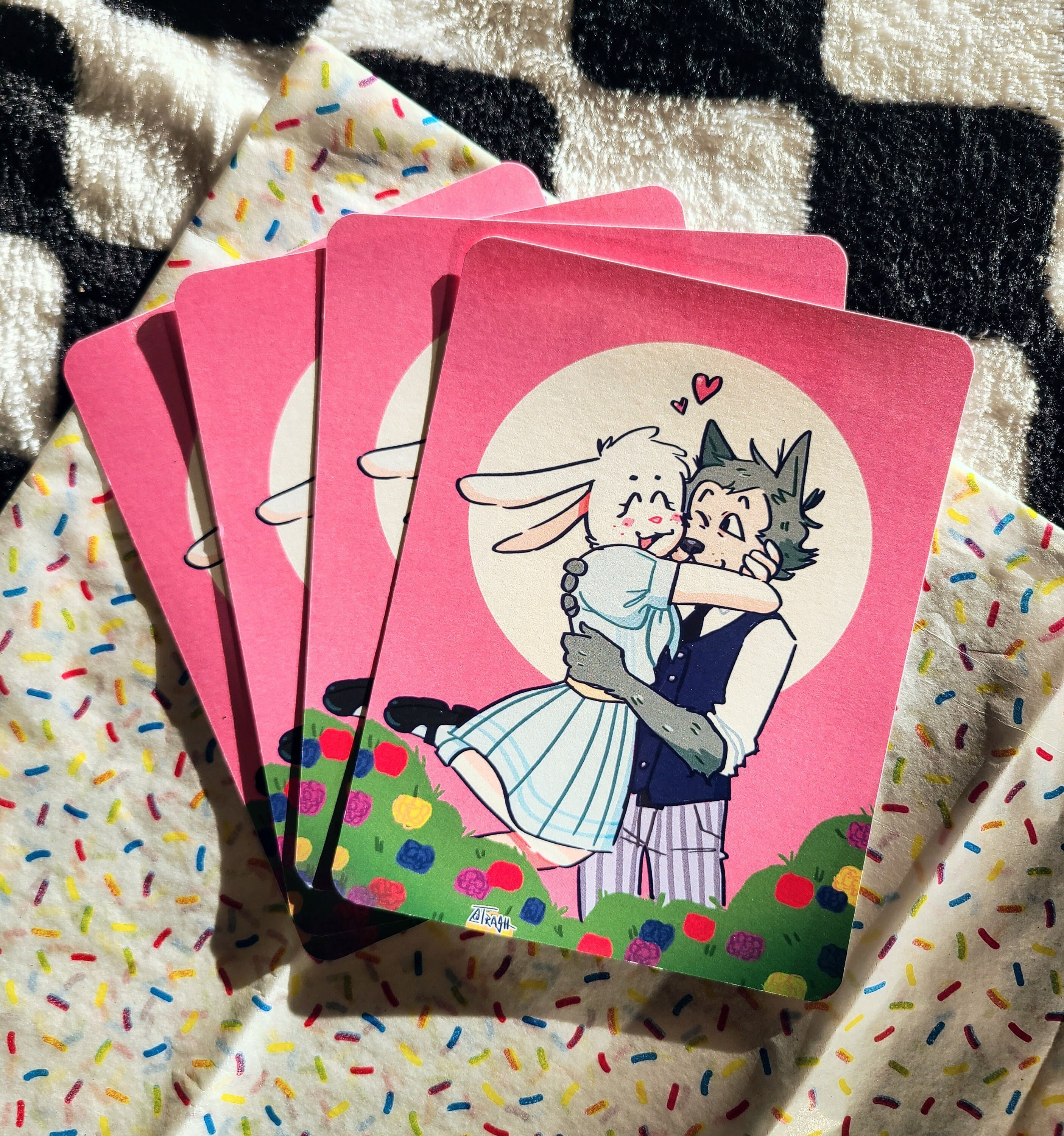 Haru & Legoshi Beastars Print Small Postcard Print - Etsy