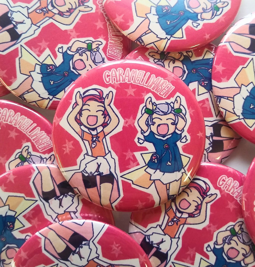 Caramelldansen Anime Character Button Internet Nostalgia - Etsy