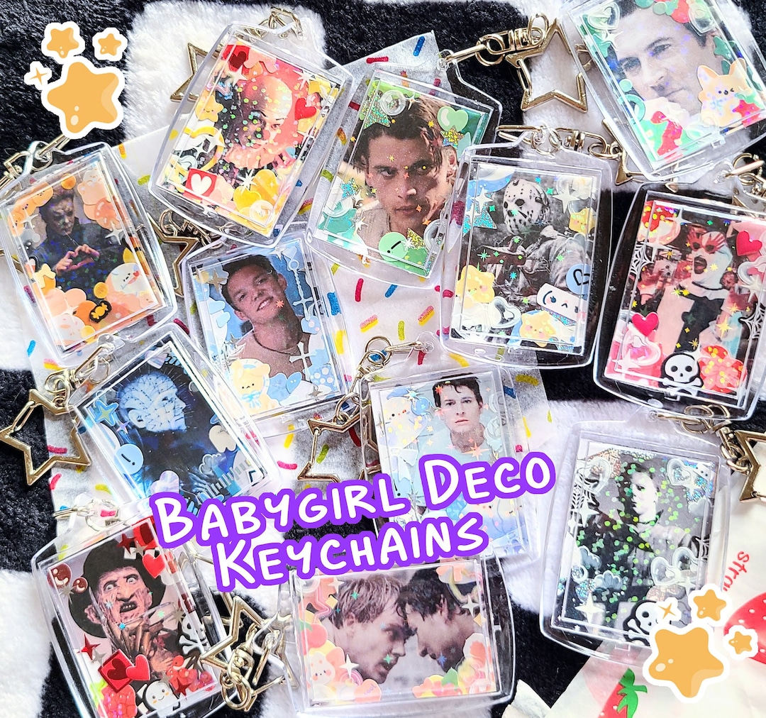 Babygirl Horror Keychains Deco Horror Icon Small Keychains - Etsy