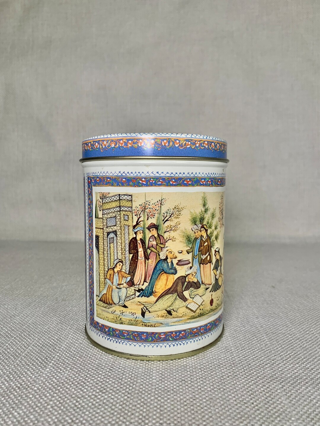 Vintage Ben Rickert Collectible Empty Tin Canister Featuring ...