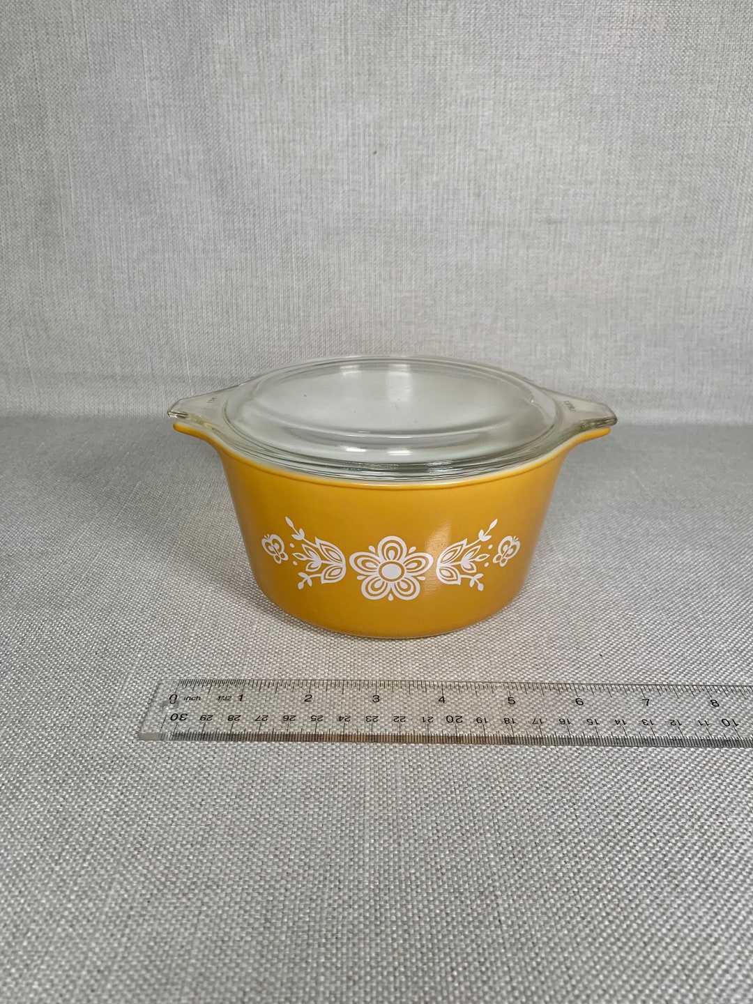 Vintage 1qt. Butterfly Gold Pyrex Covered Casserole. - Etsy