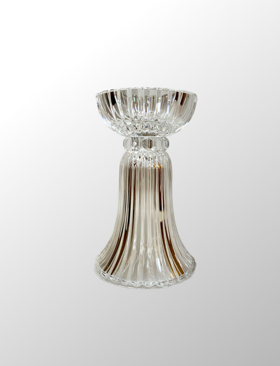 Partylite Tabletop Art Deco Lead Crystal Candle Holder Vase Vienna ...