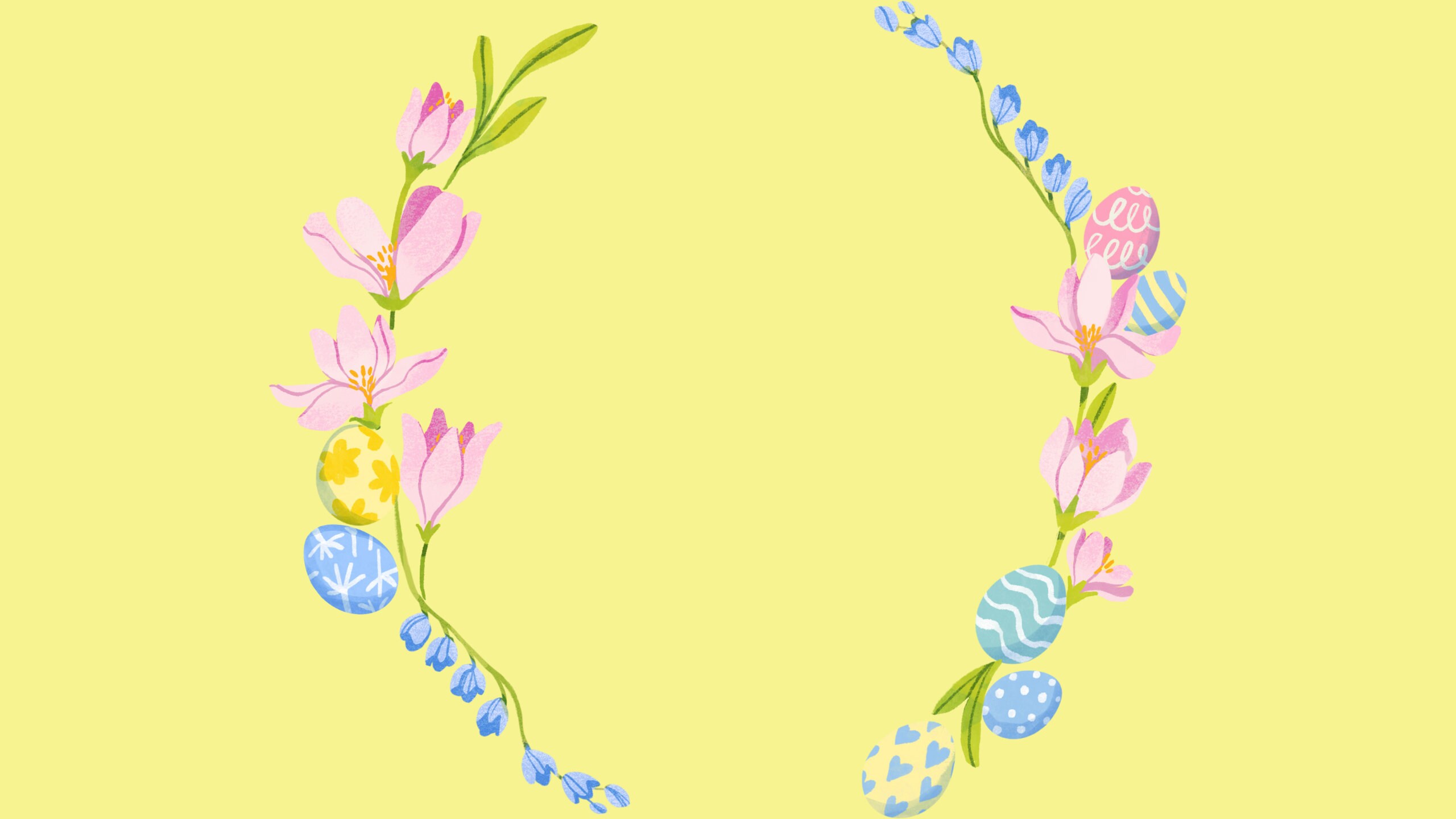 Easter Zoom Background Bundle - Etsy
