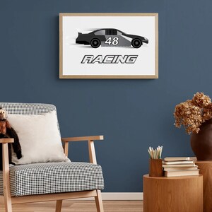 Race Car #48 SVG PNG: Racing Clipart (digital Download) - Etsy