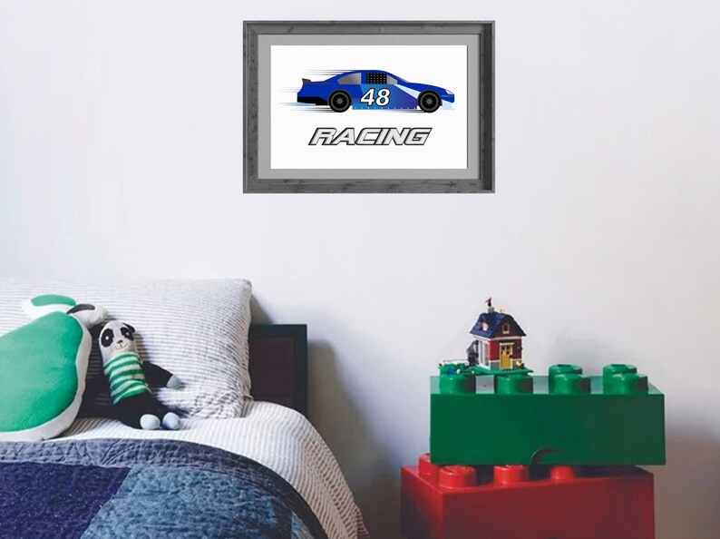 Race Car #48 SVG PNG: Racing Clipart (digital Download) - Etsy