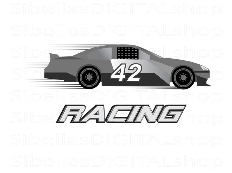 Race Car Printable SVG PNG, Racing Car Instant Download, Formula One ...