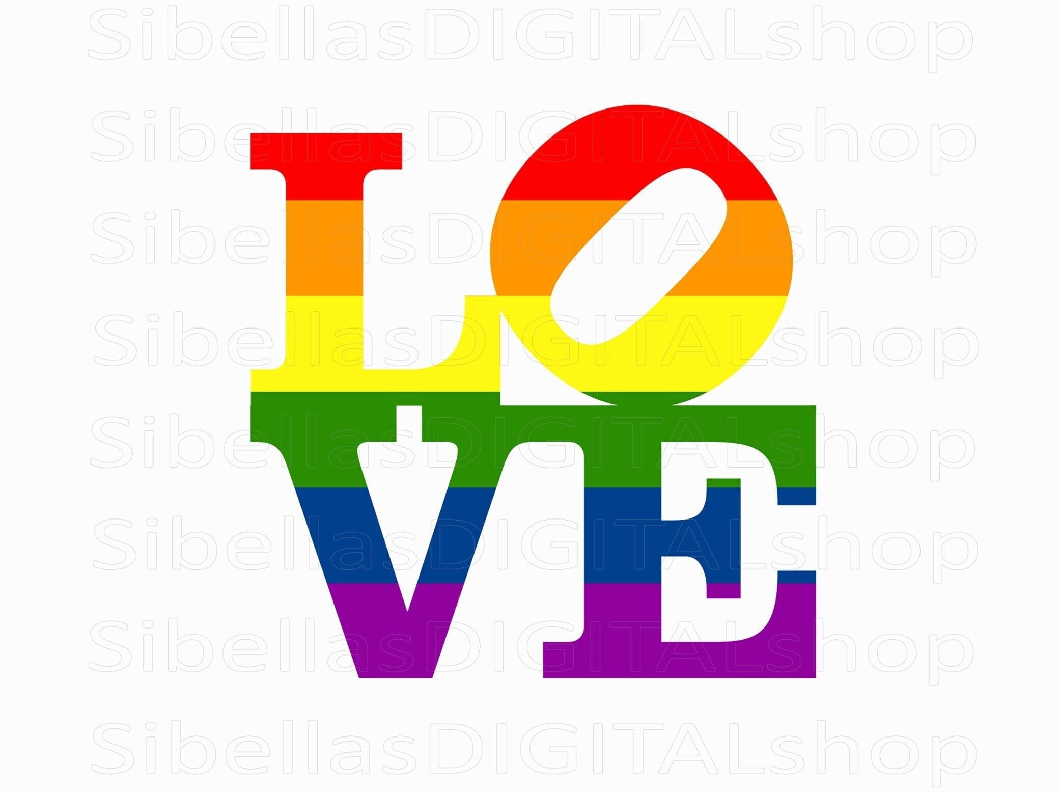 Pride Love PNG Pride SVG Pride Love Print Pride Month Digital Download ...