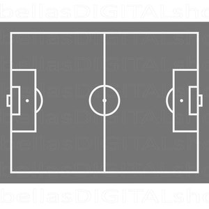 Soccer Football Field Printable Soccer Coaching Players Diagram Soccer ...