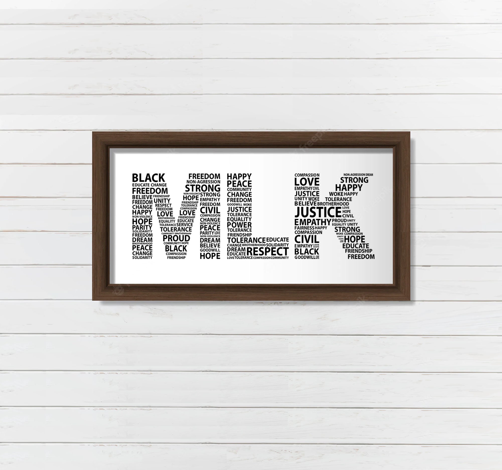 MLK Martin Luther King PNG Martin Luther King Day Poster - Etsy