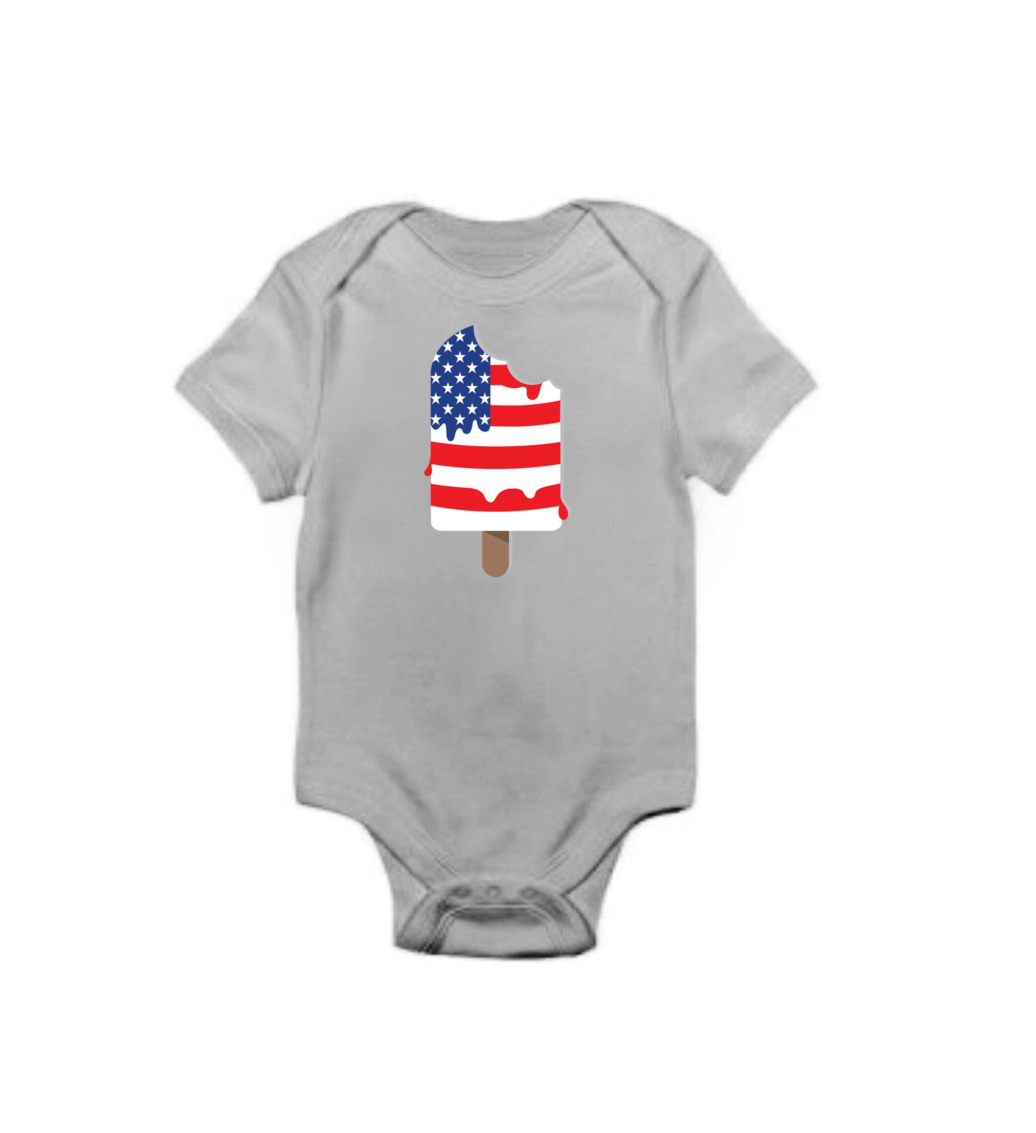 Patriotic USA Flag Ice Cream Artwork Instant Download PNG SVG - Stars ...