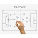 Soccer Football Field Printable Soccer Coaching Players Diagram Soccer ...