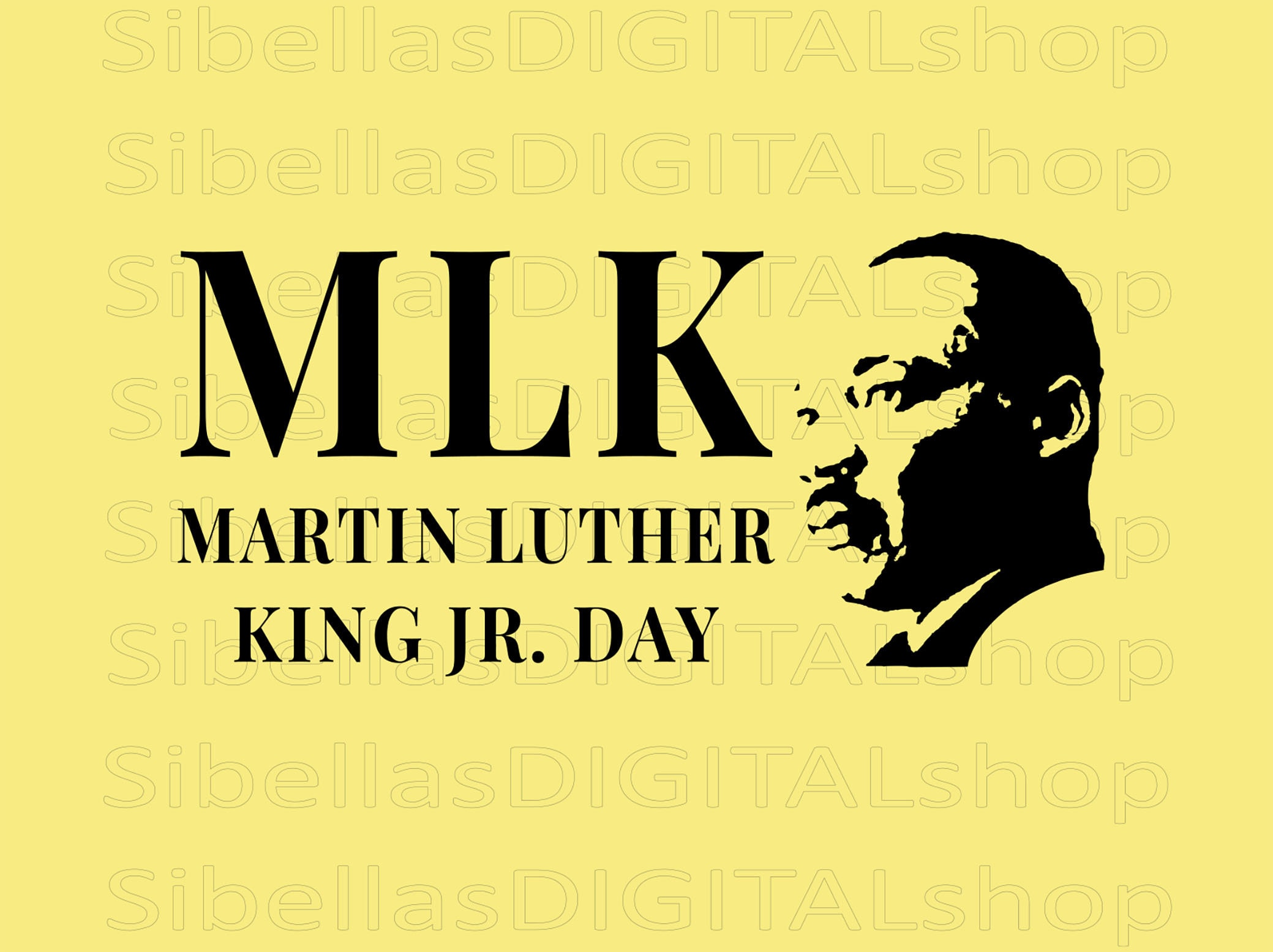 MLK Martin Luther King PNG, Martin Luther King Day Poster, Minimalist ...