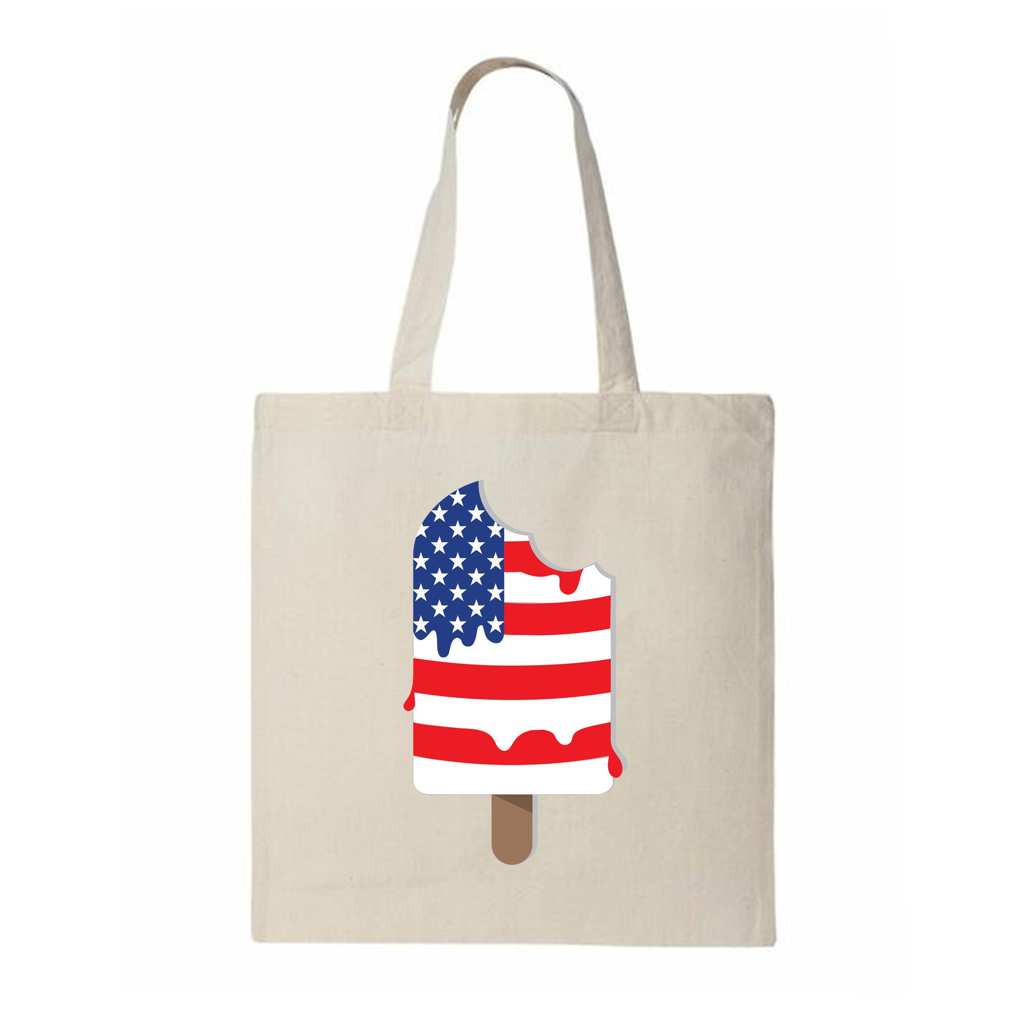 Patriotic USA Flag Ice Cream Artwork Instant Download PNG SVG Stars and ...