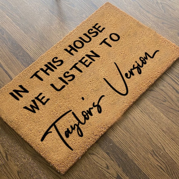 Taylor Swiftie Door Mat - Etsy