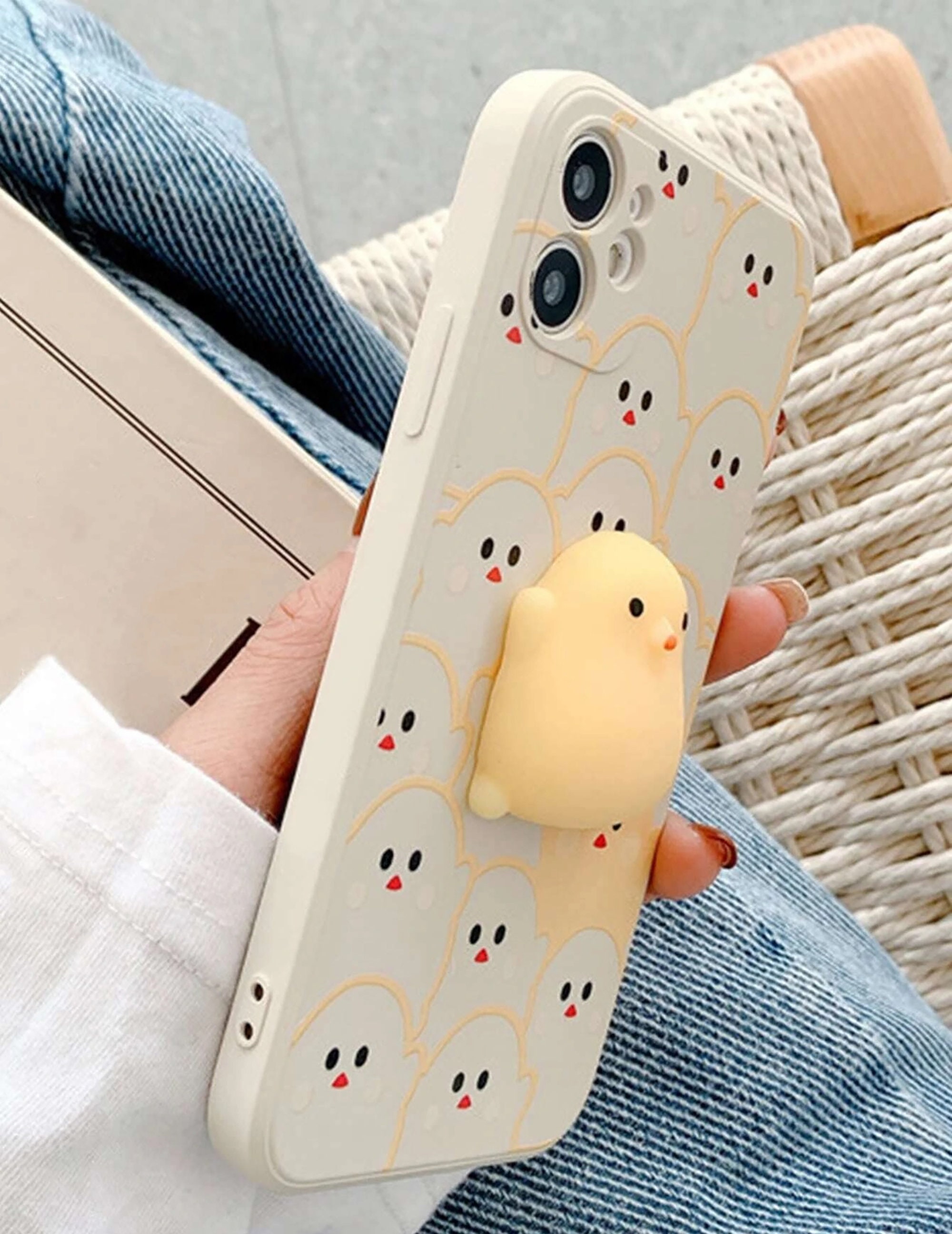 Funny Chicken 3D Butt Squishy Phone Case for iPhone 14 13 12 - Etsy