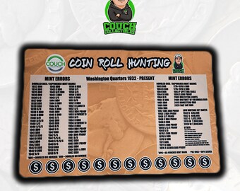 3D Printed Quarter Rolling/hunting Tray Kit Coin Sorter Coin Counter ...