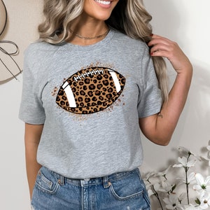 Leopard Football Shirt, Football Game Day Shirt, Game Day Football ...