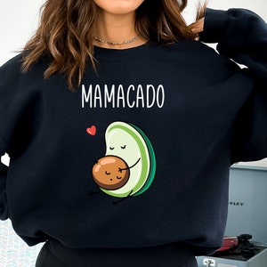 Mamacado Sweatshirt and Hoodie, Baby Announcement Shirt, New Mom Gift ...