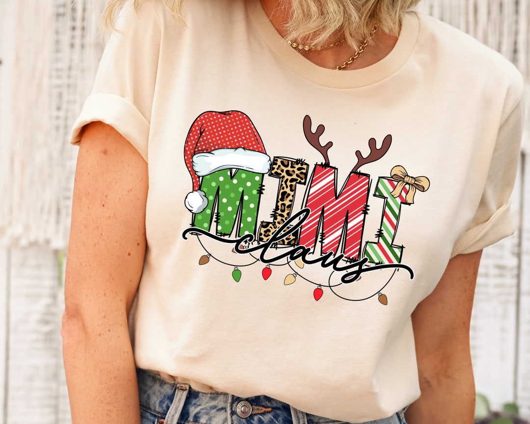 Mimi Claus Shirt,christmas Mimi Sweatshirt, Mimi Claus Shirt, Mimi ...