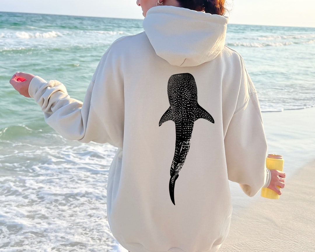 Whale Shark Sweatshirt and Hoodie Beachy Hoodie Shark Hoodie Coconut ...