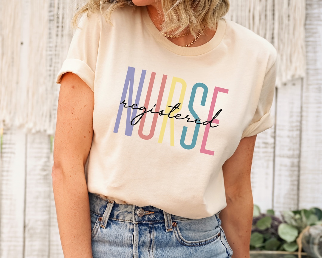 Registered Nurse Shirt for Women, RN Tshirt for Registered Nurse ...