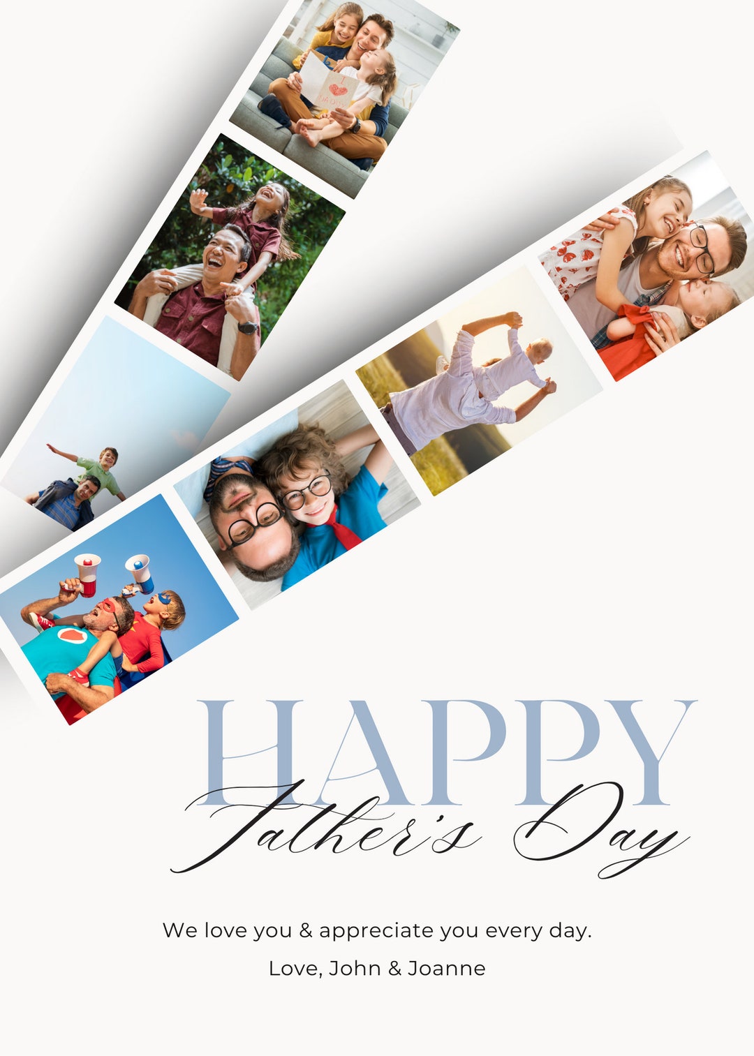 Custom Digital Father's Day Cards - Etsy